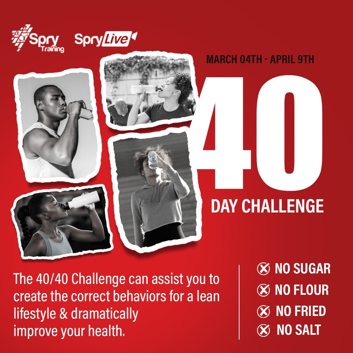 40 Days Challenge – SpryLive