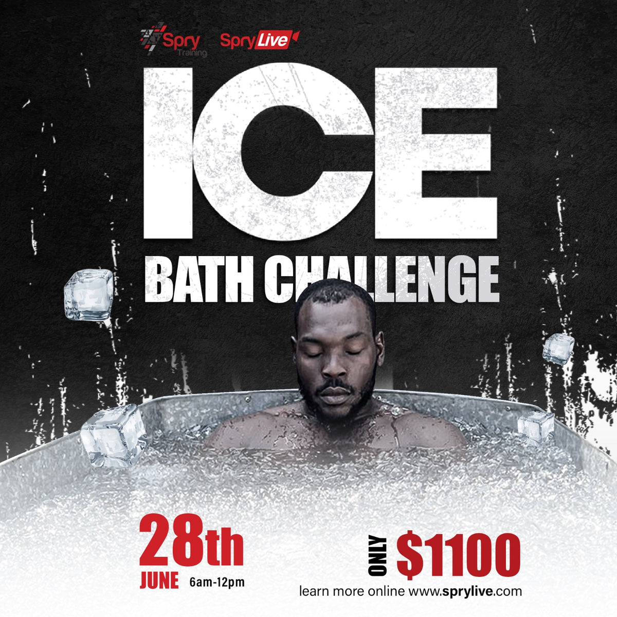 Ice Bath Challenge – SpryLive